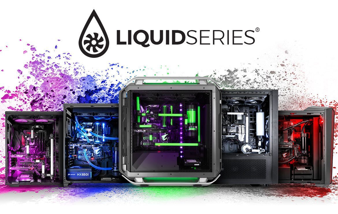 PCSPECIALIST - Water Cooled PCs mit LIQUID SERIES
